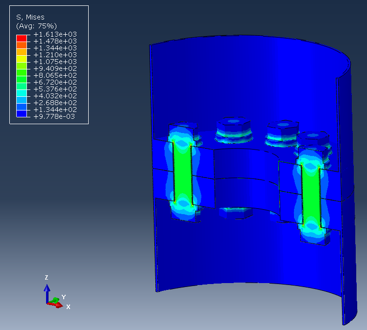 Bolt Pretensioning Using Abaqus Scripting